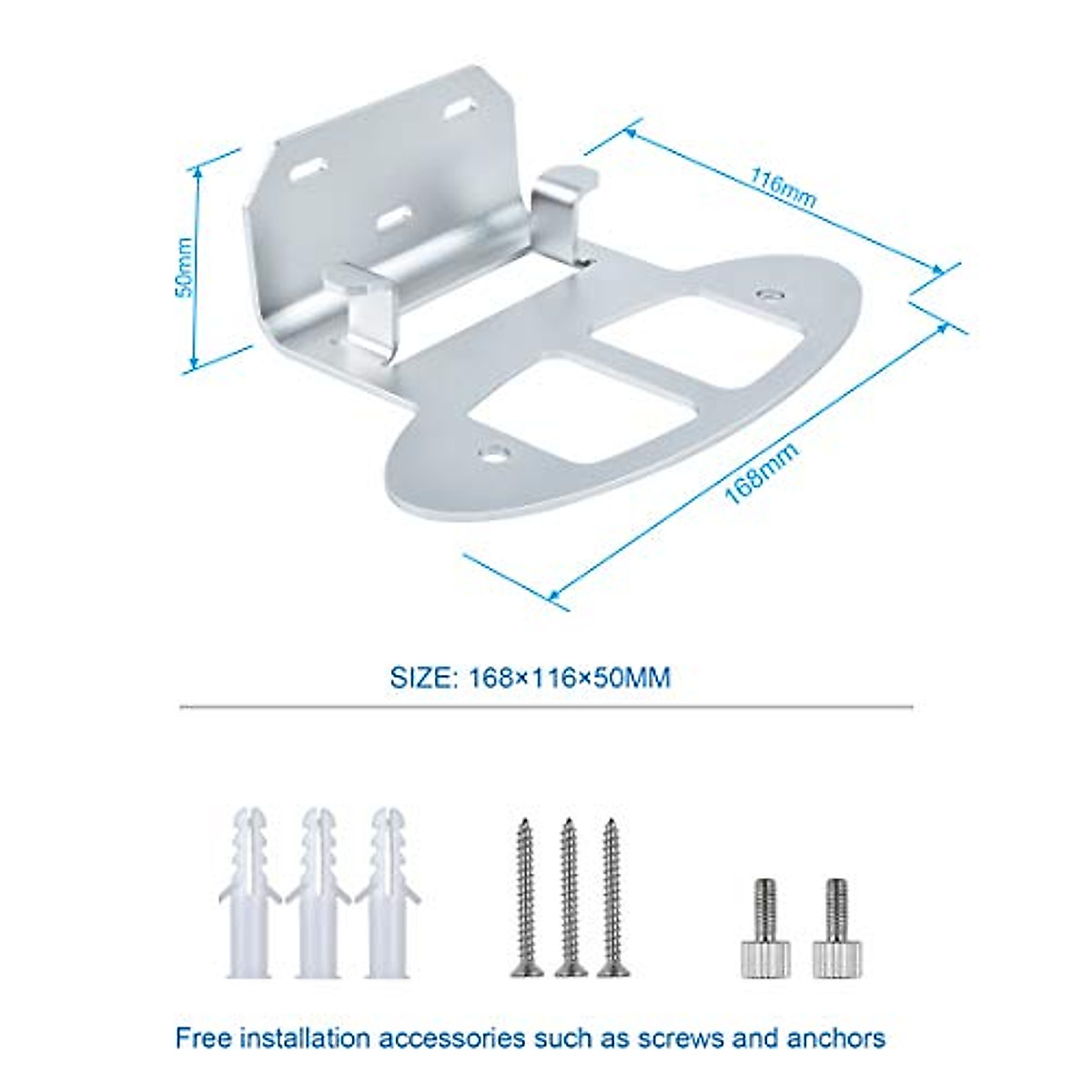 STANSTAR Metal Wall Mount for ORBI WiFi 6 System, Sturdy Wall Mount Holder for RBKE963/RBK752/RBK852/RBK853/AX4200/RBS850/RBR750/RBS750/RBKE963.(2Pack)