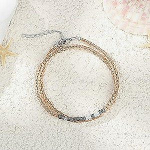 Funny Gifts for Friend Morse Code Bracelets for Women Inspirational Hidden Message Jewelry Birthday Christmas Gifts for Her Best Friend Sister Adjustable Bead Wrap Bracelets Beautiful Bracelet