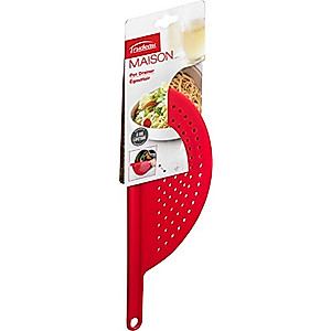 Trudeau Maison Pot Drainer 12", Red