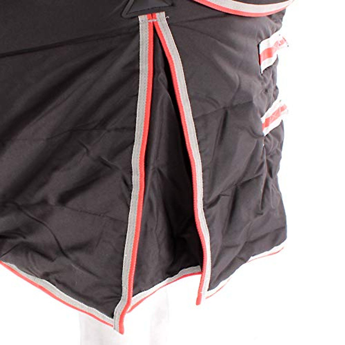 Weatherbeeta ComFiTec with Therapy-Tec Channel Quilt Detach-A-Neck Medium - Black/Silver/Red - 69"