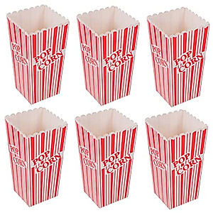Disposable Popcorn Bags Popcorn Cups Disposable 30 Pcs Popcorn Popcorn Bucket Large Paper Carnival Popcorn Bags