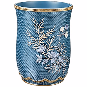 Popular Bath 942668 Capri, Waste Basket, Slate Blue