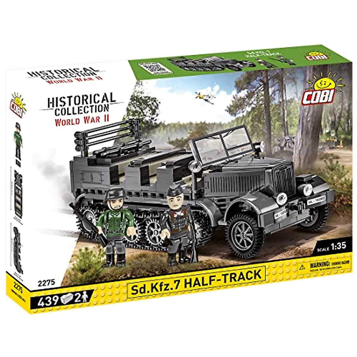 COBI Historical Collection World War II Sd.Kfz.7/1 & 2cm FLAKVIERLING 38 EXECUTIVE EDITION