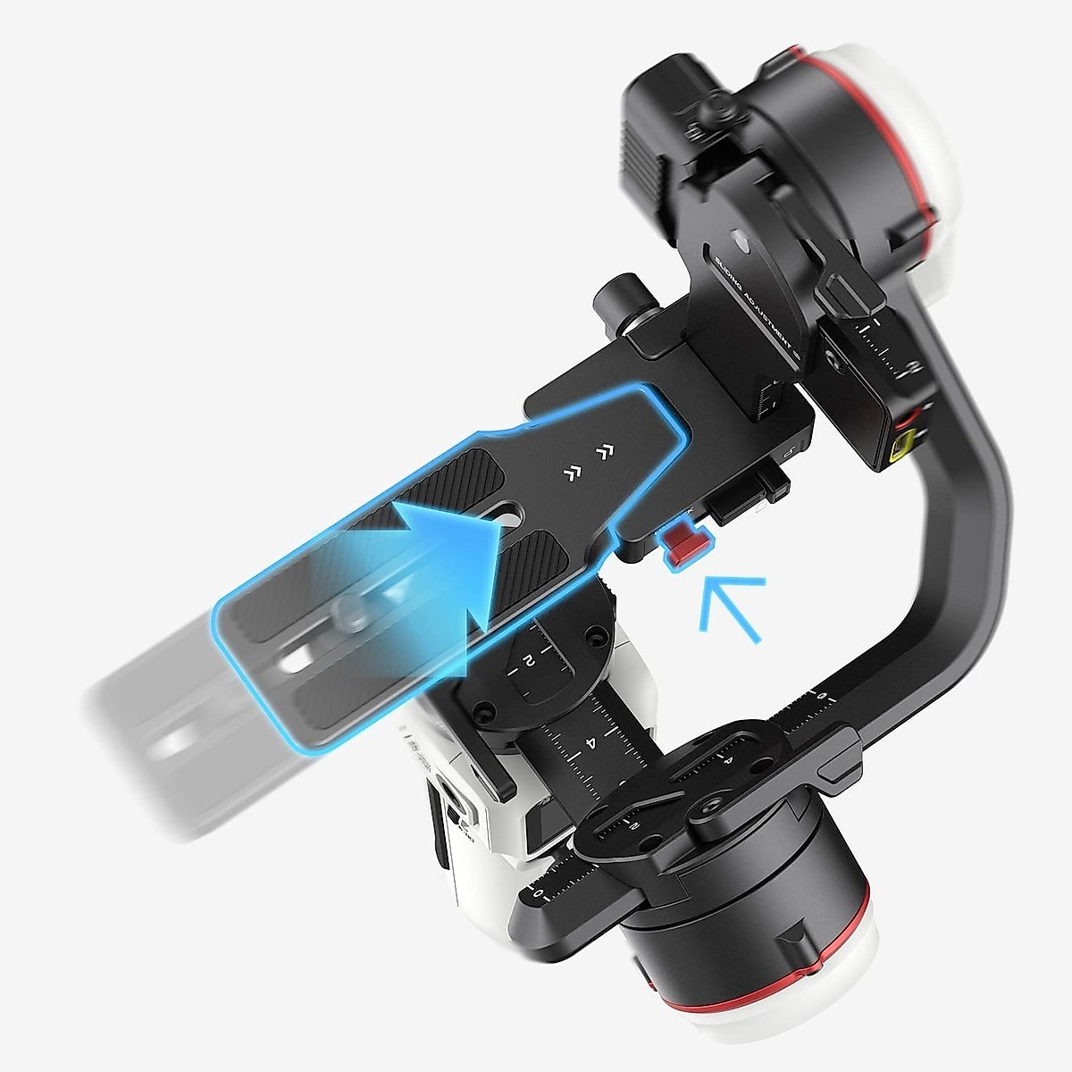 Zhiyun Crane M3 Combo Version 3-Axis Handheld Gimbal Stabilizer for Mirrorless Cameras Smartphone and Action Camera,Tripod Phone Clip Included