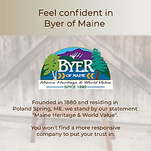 BYER OF MAINE Pangean Outdoor Wooden Bench, Foldable Bench for Indoor and Ourdoor, Home Furniture, 20 lbs - 14.5 x 40 x 18.5 Inches H