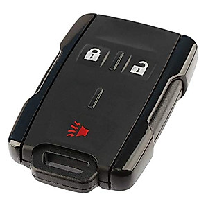 Key Fob Keyless Entry Remote Shell Case & Pad fits Chevy Silverado Colorado/GMC Sierra Canyon 2014 2015 2016 2017 (M3N-32337100)