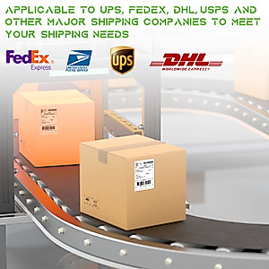 MFLABEL® 4 Rolls of 450 Direct Thermal Shipping Labels 4x6 for Zebra 2844 Zp-450 Zp-500 Zp-505