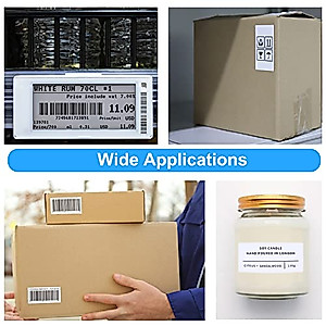 DK-1201 QL-800 Die Cut Address Label Replacement for Brother DK1201 Die-Cut Standard Rolled Address Labels 29mm x 90mm, Use for Brother QL-700 QL-810W QL-820NWB Label Printers, 12 Rolls(400pcs/roll)