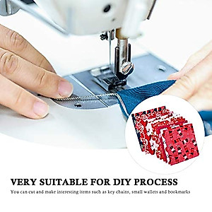 EXCEART Fabric Fabric 30 Sheets Assorted Craft Fabric Bundle Patchwork Fabric Sets Quilting Sewing Patchwork Cloths Delicate Sewing Patchwork Cloths DIY Craft Heart Pattern Quilting Quilted