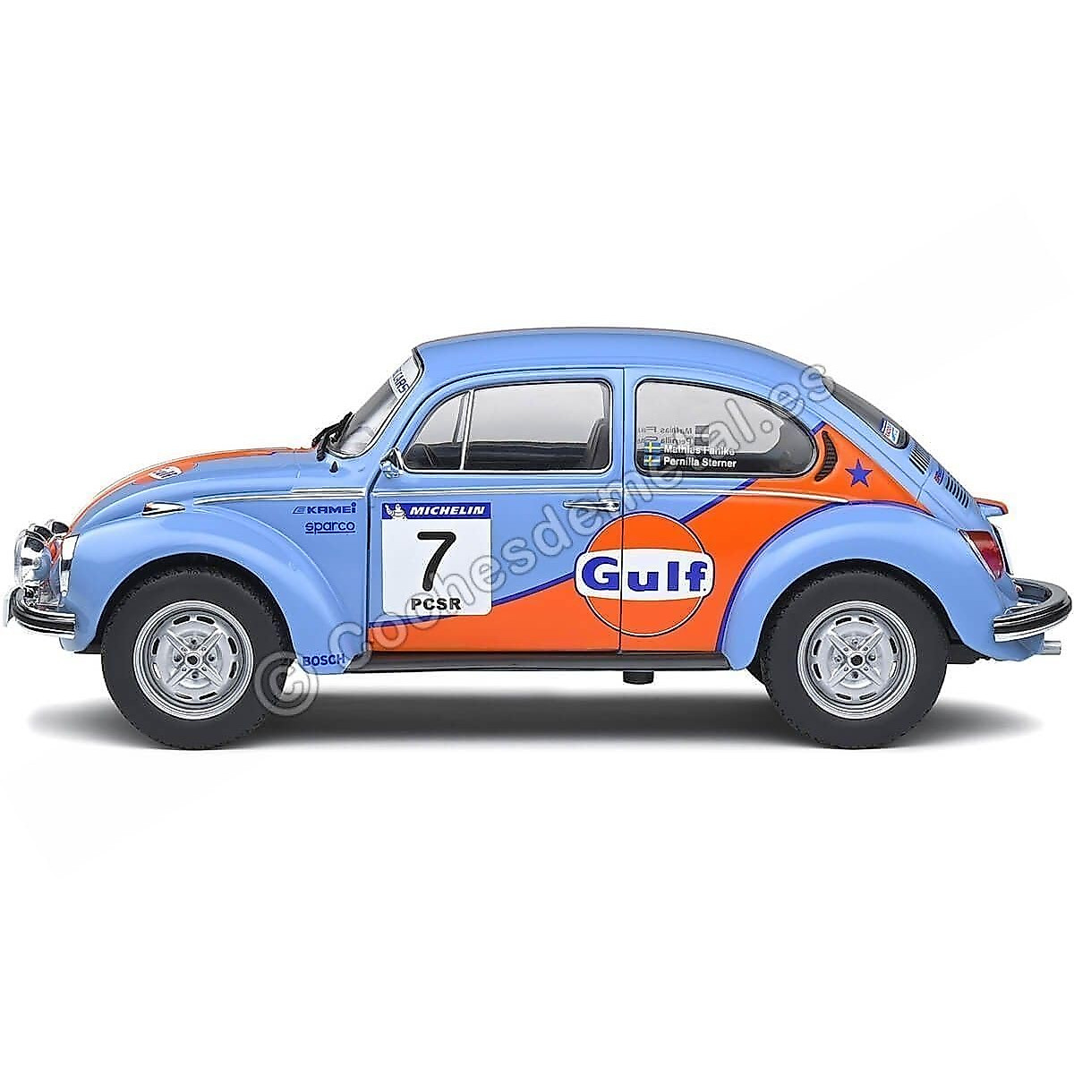 solido S1800517 1:18 2019 Volkswagen Beetle 1303 Rallye Colds Balls Collectible Miniature car, Multi