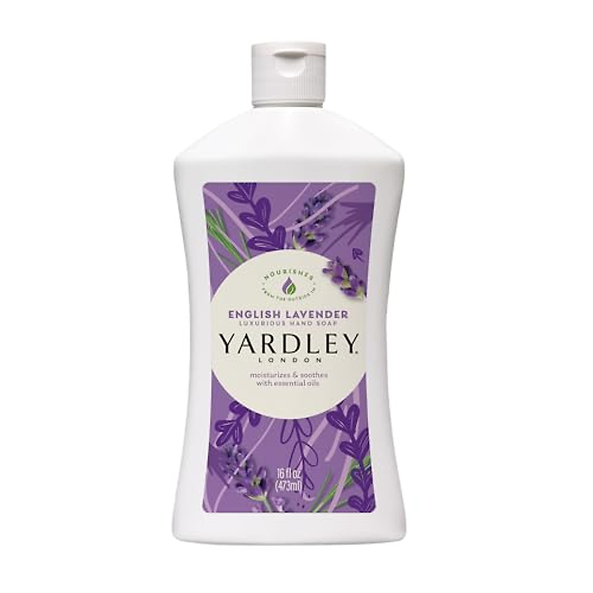 Yardley London English Lavender Liquid Hand Soap Refill, 16 Ounce