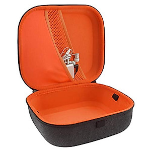 Geekria Headphones Case Compatible with Sennheiser HD650, HD600, HD380, PXC450, Sony MDR-XB200 ZX700 MDR-7506 V6 V700/ Headphone Full Size Hard Shell Large Carrying Case/Headset Travel Bag