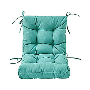 BLISSWALK Outdoor Chair Cushion, Tufted Outdoor Cushion Seat and Back,All Weather Patio Furniture Cushion,40"x20"