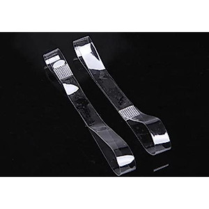 5 Pairs Womens Transparent Silicone Invisible Shoe Strap Elastic Shoes Band High Heels Anti-loose Shoelace for Holding Loose High Heel