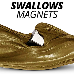 Zackman Scientific Magnetic Putty with Magnet and 2.75" Tin Can Play Kit - Non-Toxic Oiled Silicone, Assorted Colors, 5 Pack