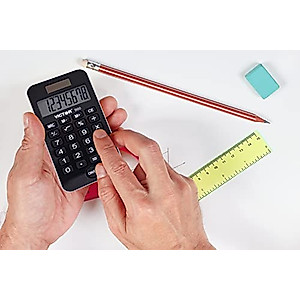 Victor 900 Handheld Calculator, Black, 0.3" x 2.5" x 4.3"
