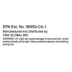 CNZ 55 Watts 2G11 Base UV-C Germicidal Ultraviolet Light Bulb Qty 2