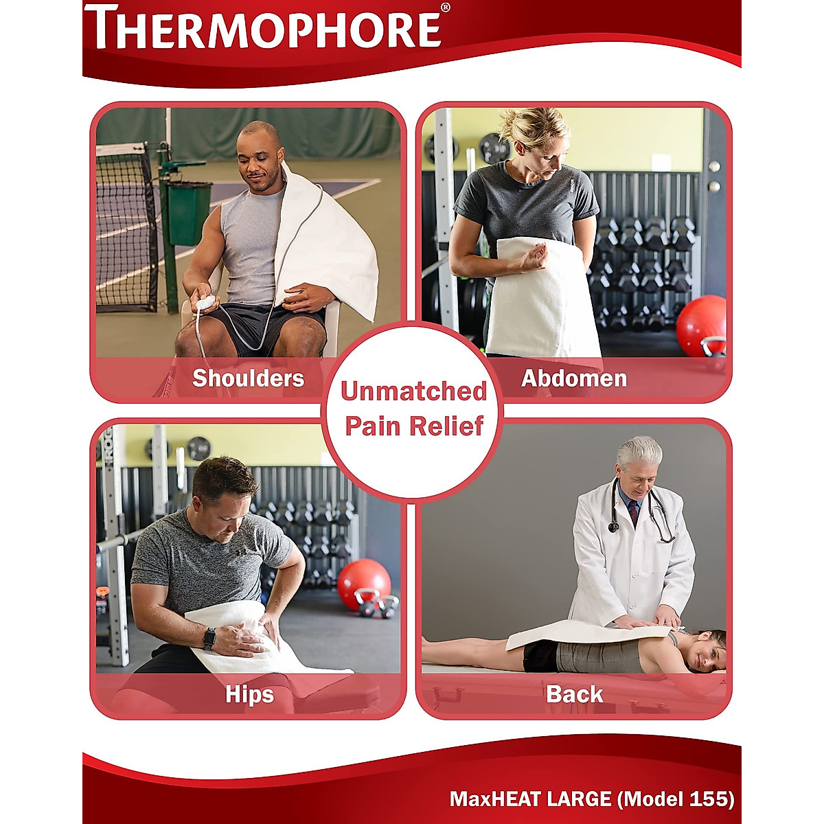 Thermophore MaxHEAT Automatic Moist Heat Pack, Large, Model #155