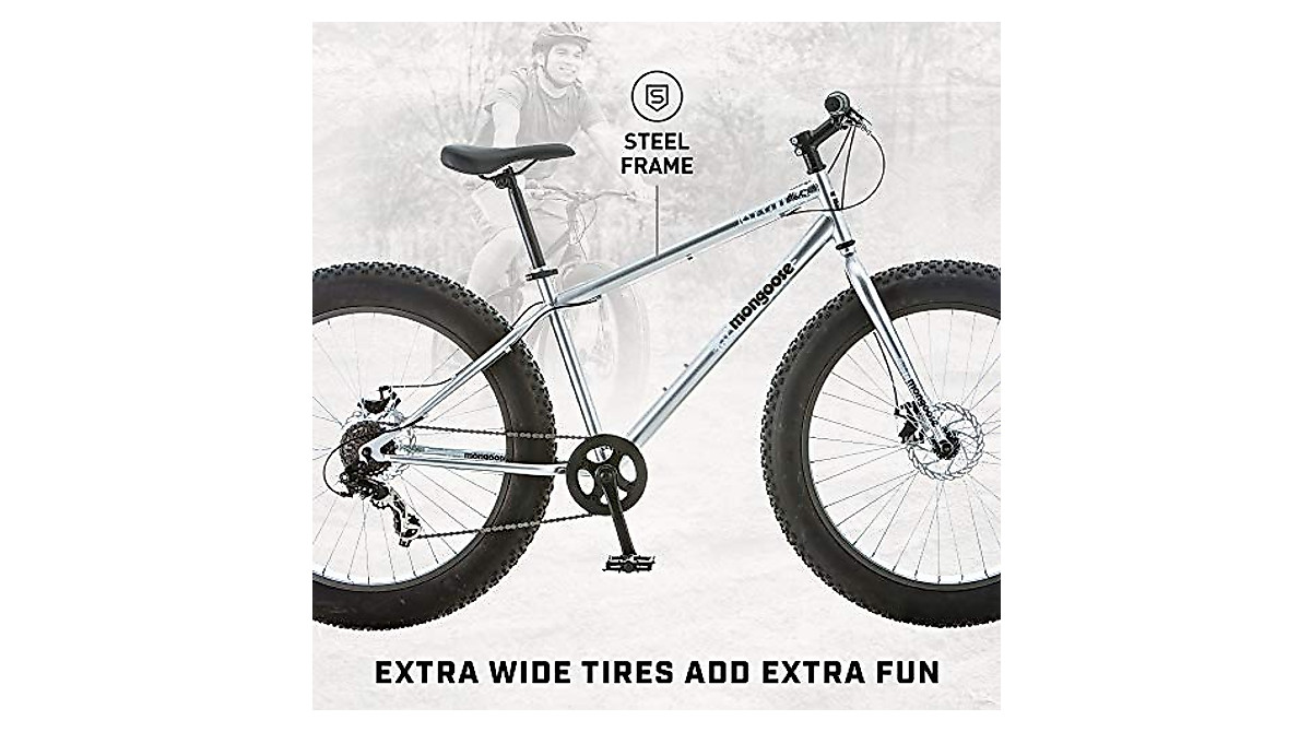 Mongoose Malus Fat Tire Mountain Bike - 26-inch Adventure