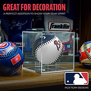 Franklin Sports Atlanta Braves MLB Team Baseball - MLB Team Logo Soft Baseballs - Toy Baseball for Kids - Great Decoration for Desks and Office