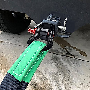 BETOOLL HW9113 2-Inch Shackle Tow Hitch Receiver Compatible with Jeep Wrangler and All Chevy/GMC, Ford, Dodge, Nissan, Toyota Truck 2" Receivers