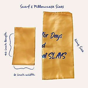 Sigma Gamma Rho Paraphernalia; Satin Bonnet, Satin Pillowcase and Satin Head Scarf - 3 Piece Set; Hair Bonnet for Sleeping