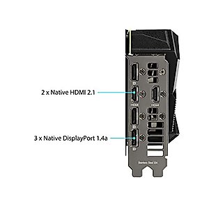 ASUS KO NVIDIA GeForce RTX 3070 V2 OC Edition Gaming Graphics Card (PCIe 4.0, 8GB GDDR6 Memory, LHR, HDMI 2.1, DisplayPort 1.4a, Axial-tech Fan Design, 0dB Technology, Enduring capacitors)
