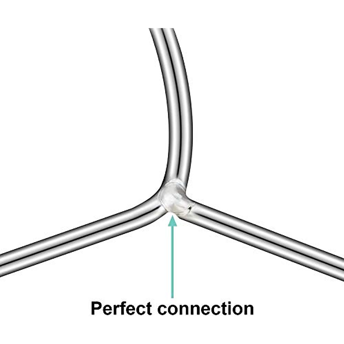 TIMMY Wire Hangers 30 Pack 16.5-Inch Stainless Steel Strong Metal Coat Hanger ,Heavy-Duty, Non-Slip, Space-Saving Clothes Hangers