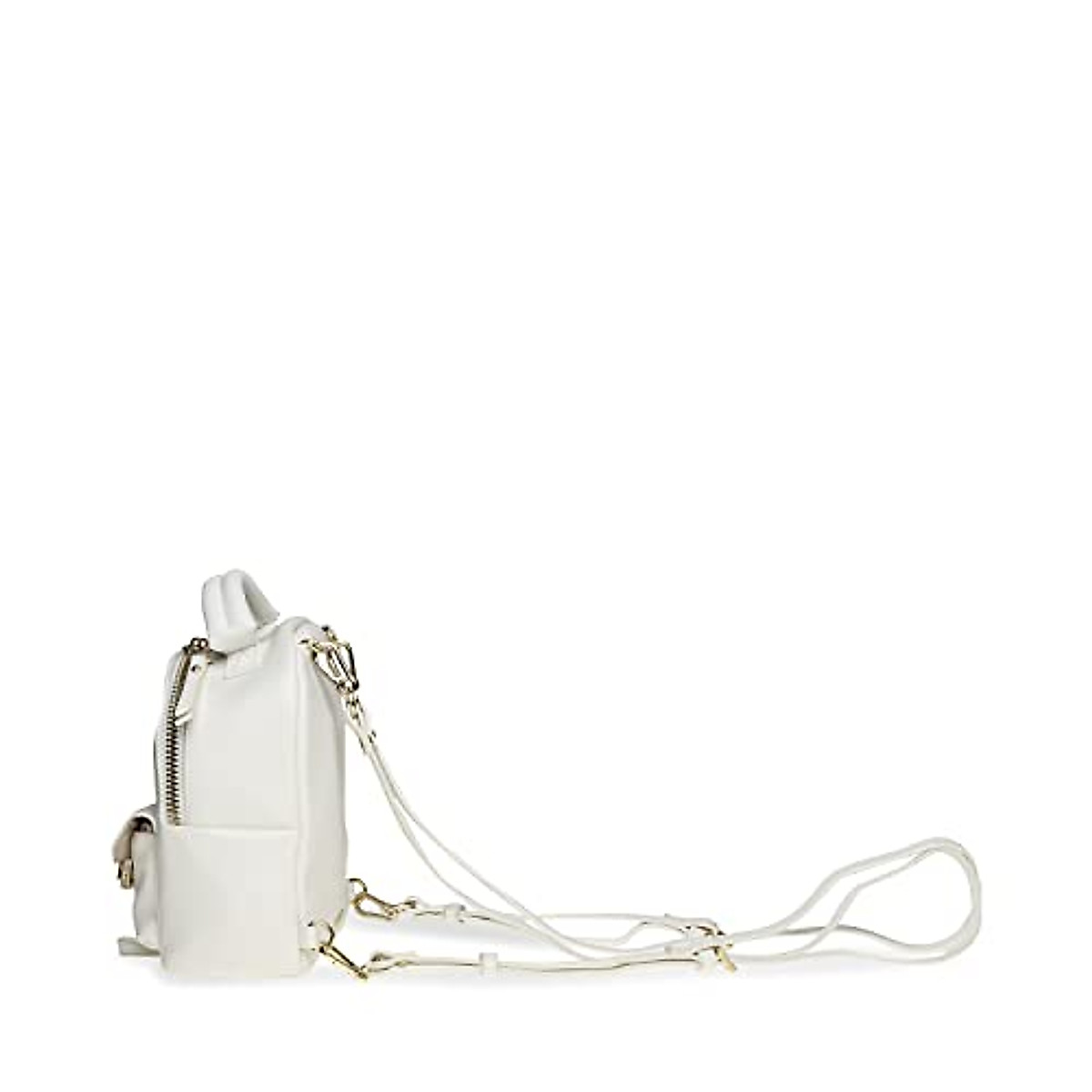 Steve Madden Women's Jake Mini Backpack, White, One Size