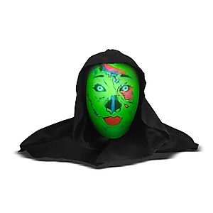 ANIMAT3D Mindscope The Hauntley's Talking Animated Haunted Head with Built in Projector & Speaker Plug'n Play