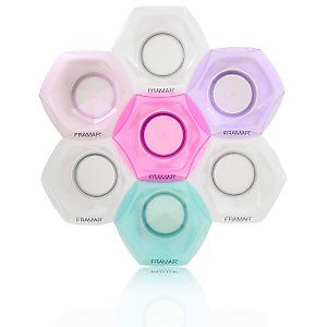 FRAMAR Multi-Colored Connect and Color Bowl Set – Mixing Bowls for Hair Color, Hair Bleach, Hair Dye, Coloring Set - 7 Pack