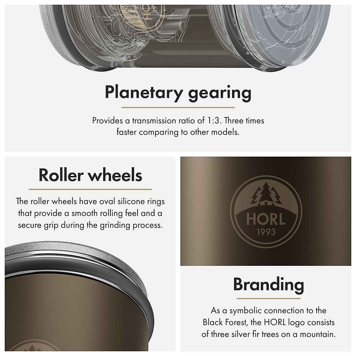 HORL 2 Pro Rolling Knife Sharpener - Kitchen Knife Sharpener for Razor Sharp Edges Made in Germany - Easy Knife Sharpening Kit with 3:1 Planetary Gear with Magnetic Holder with 15 & 20 Degrees