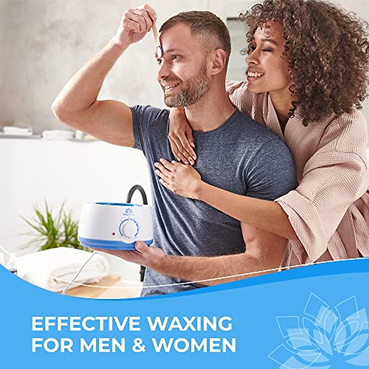 Bella Verde Wax Warmer for Hair Removal - Professional-Grade Waxing Pot - Melts Beans, Beads, Canned, & Hard Wax - Non-Stick Coating - For Brazilian, Eyebrow, Legs, & Body - For Men & Women (Wax Warmer Only)…