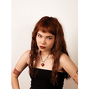 OJERRY Summer Essentials Aesthetic Red Glass Heart for Teen Girls, Women Trendy Stuff