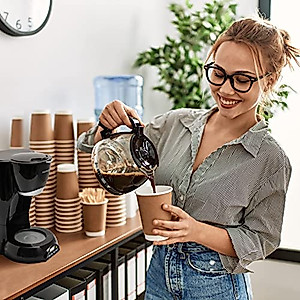 Mixpresso 8-Cup Drip Coffee Maker Programmable, Coffee Pot Machine Including Reusable And Removable Coffee Filter, Black Electric Coffee Maker