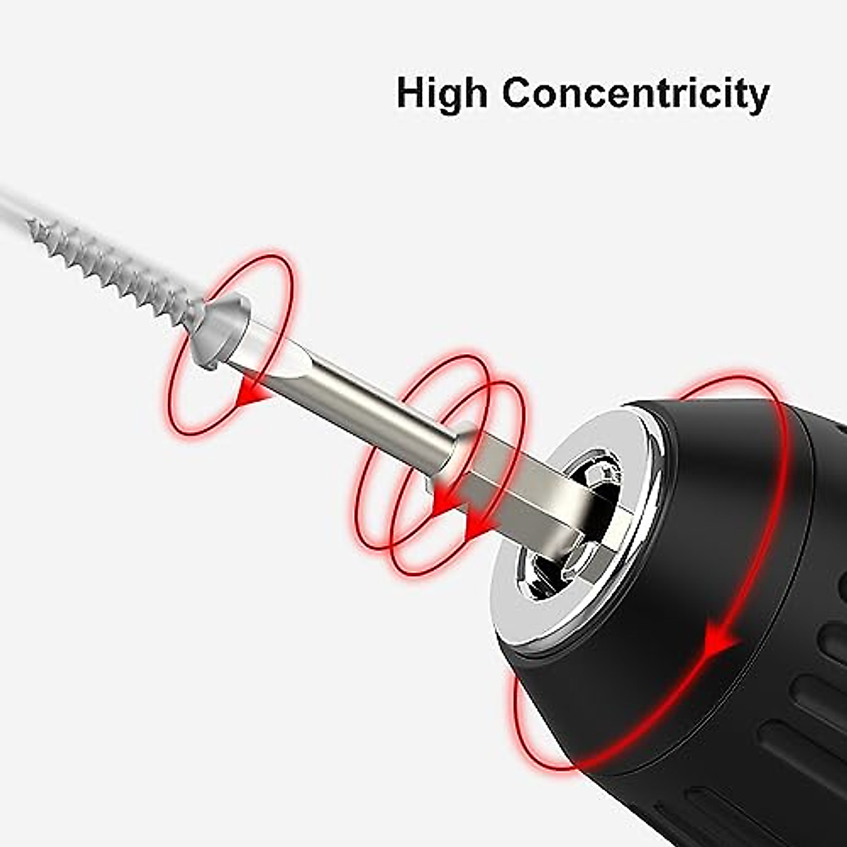 6 Pcs Slotted Screwdriver Bit Set Magnetic Flat Head Bits 2.0-6.0mm 1/4 Inch Hex Shank 2 Inch Long