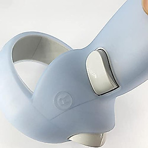 Controller Grip with Halo Protection for Oculus Quest 2 Translucent Blue
