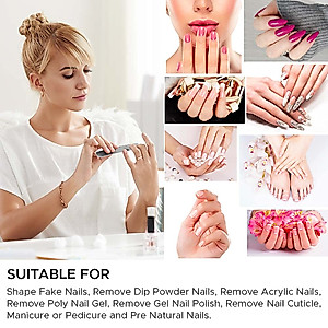 Karlash 10 PCS Professional Double Sided Nail Files Emery Board Grit Black Gel Cosmetic Manicure Pedicure