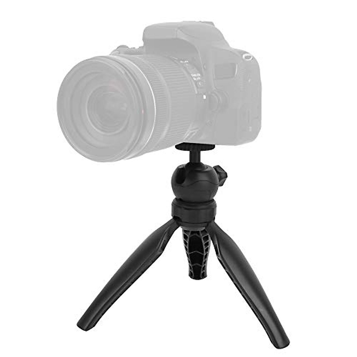 Velaurs Tripod Camera Stand, Tripod Stand, Height Adjustable Camera Tripod Stand Mini Mount Holder Tabletop Tripod Stand for Smartphone Action Camera
