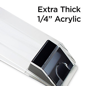 Brybelly Blackjack Shoe Collection|Clear Casino Grade Acrylic for Standard Size Poker Deck| Shoe Only - 8 Deck Size