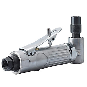 PROSHI 1/4-Inch Angle Air Die Grinder, Mini Air Angle Die Grinder, pneumatic angle die grinder, 90 Degree Angled Air Die Grinder, Edge Series Air Angle Die Grinder, Polished color