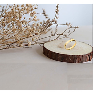 MauliJewels MAULI JEWELS Mens's & Women's 10K Solid Yellow Gold 4MM Wedding Band Rings In Ring Size 10