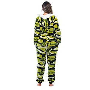 6342-10220-M Just Love Adult Onesie / Pajamas, Medium, Camo Print