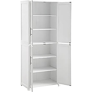 Crosley Furniture Savannah Tall Pantry, White