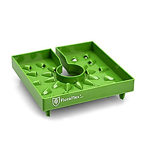 FloraFlex FF-RWKIT6IN-6PL 6" x 6″ Rockwool Kit – 6 Plants, Green