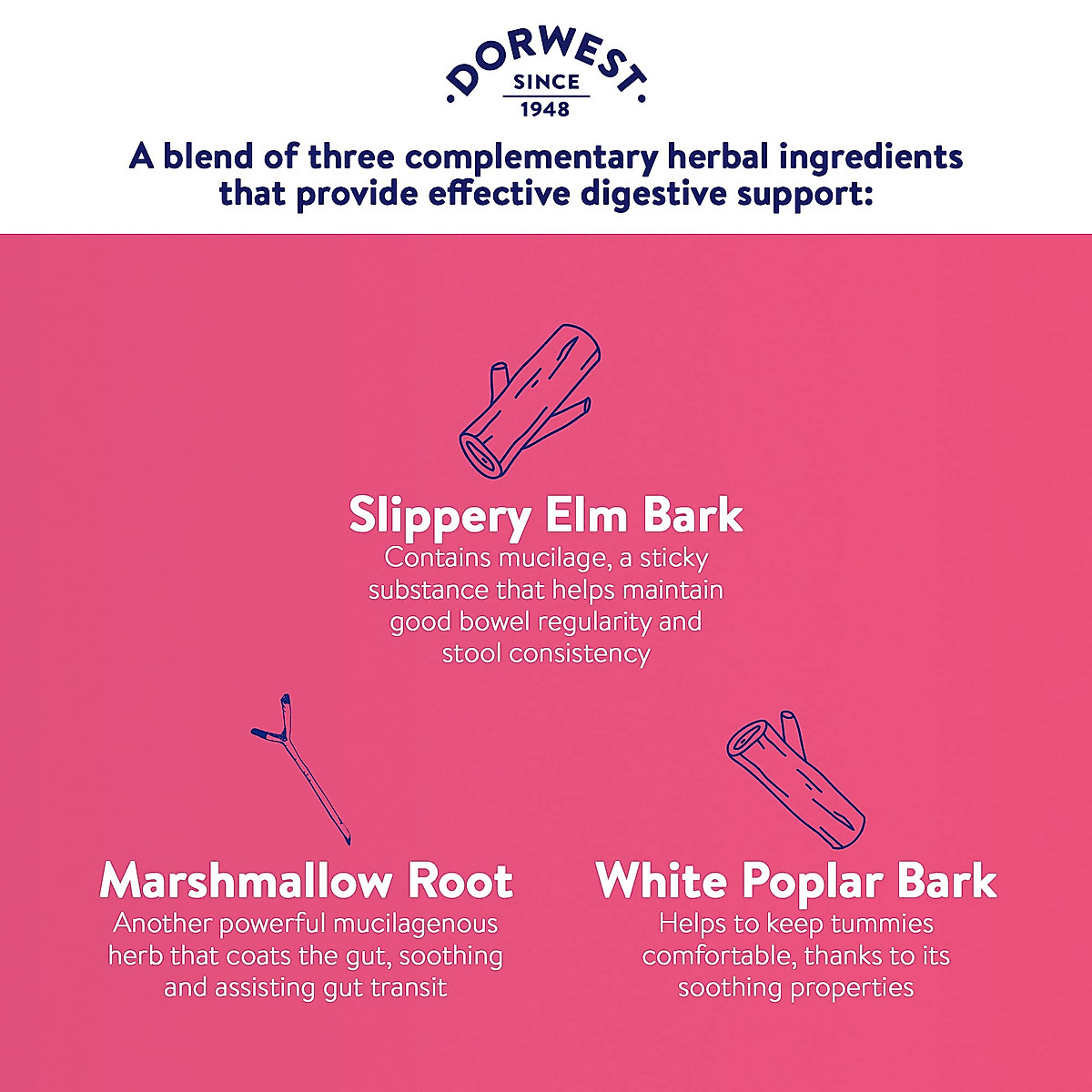 Dorwest Herbs Tree Barks Powder for Dogs and Cats 200 g