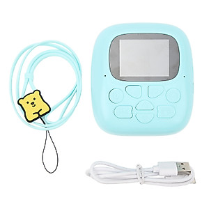 Kids Digital Printing Camera, 24MP 720P HD Recording Kids Digital Printing Camera for Travel (Blue)