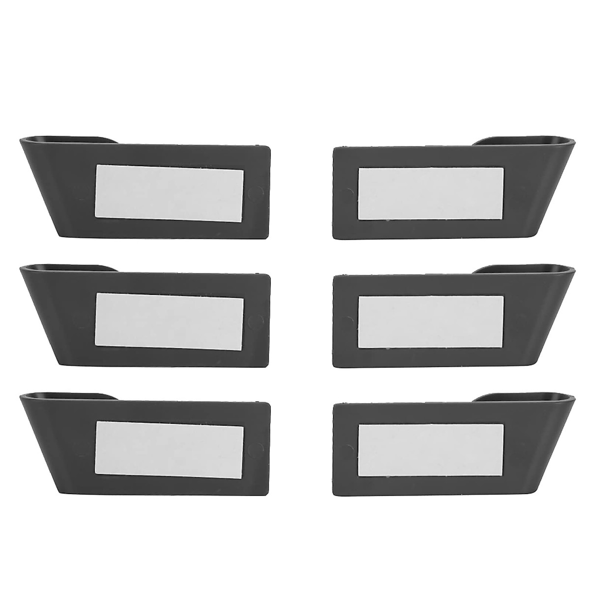 6Pcs Pot Lid Storage Rack Holder Organizer for Cabient, ABS Punch Free Pot and Pan Lid Storage Rack, Wall Mounted Pot Lid Holder Kitchen Hacks, Household Pot Lid Hanger for Home Kitchen
