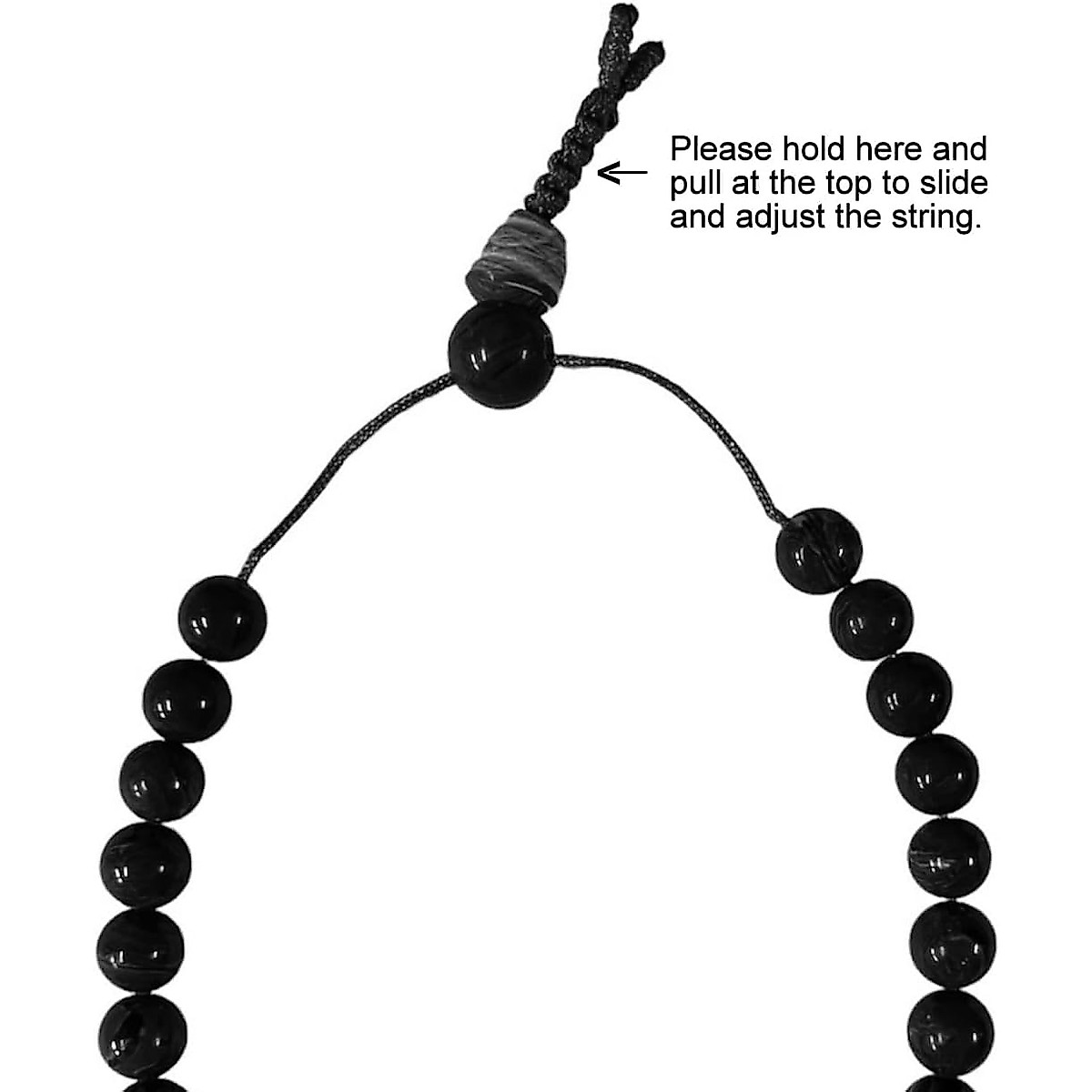 Agan Traders Women's 2024 Meditation Prayer Beads Necklace Healing Power Tibetan Buddhist Wrist Japa Mala (83 BM, 8, Raktu)