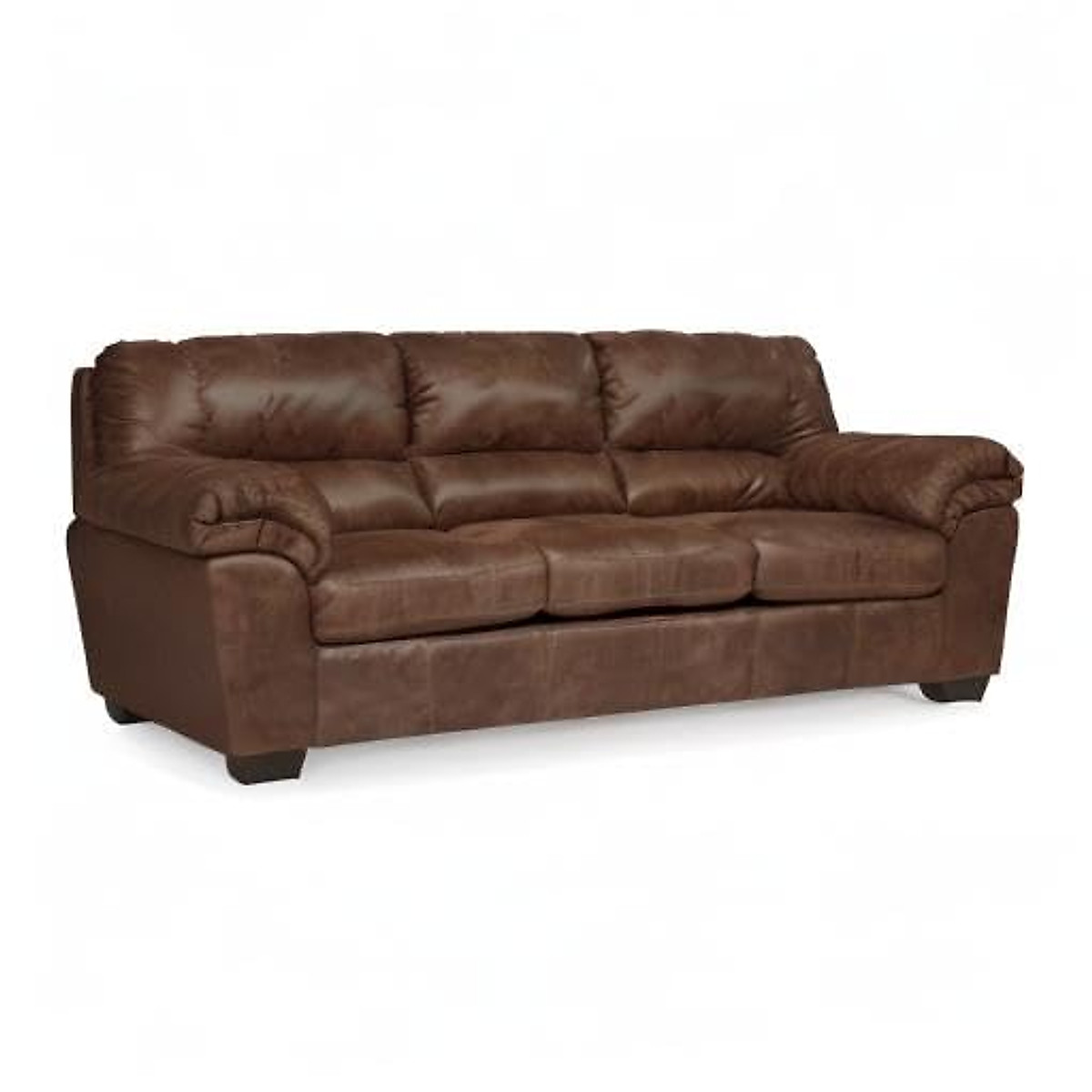 Signature Design by Ashley Bladen Faux Leather Sofa, Brown